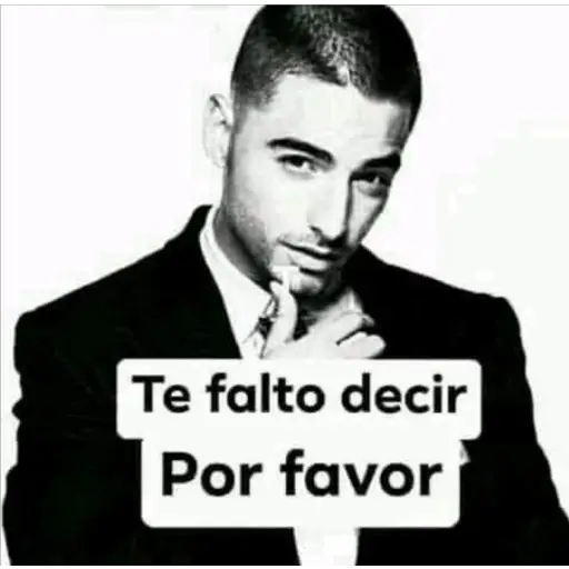 Te falto decir por favor Sticker de WhatsApp - DescargarStickers