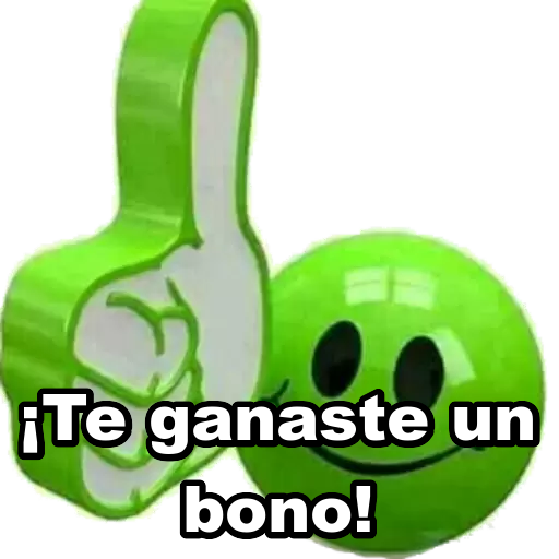 Sticker ¡Te ganaste un bono! PNG - DescargarStickers