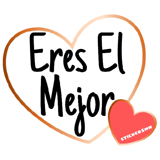 Eres el mejor #3610079 Sticker de WhatsApp - DescargarStickers