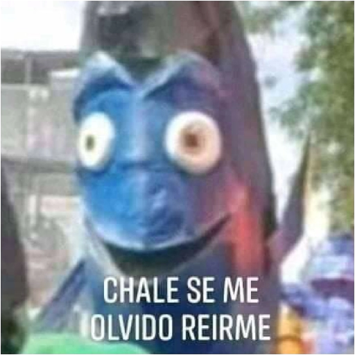 Chale se me olvido reírme Sticker de WhatsApp - DescargarStickers