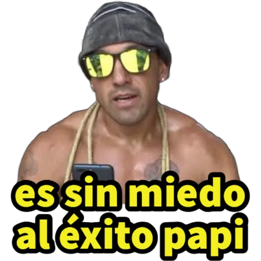 Es sin miedo al éxito papi #4149413 Sticker de WhatsApp - DescargarStickers
