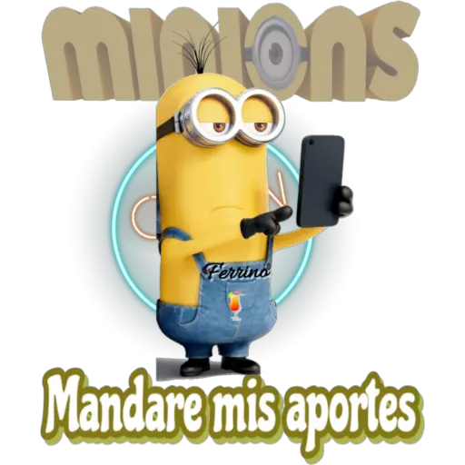 Sticker Mandare mis aportes PNG - DescargarStickers
