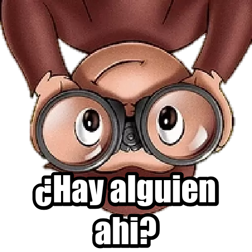 ¿Hay alguien ahi? Sticker de WhatsApp - DescargarStickers
