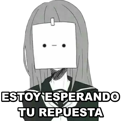 ESTOY ESPERANDO TU REPUESTA Sticker - DescargarStickers