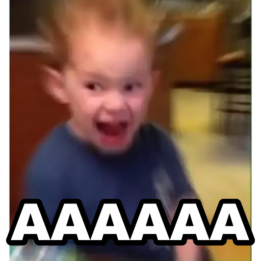 AAAAAA Sticker de WhatsApp - DescargarStickers