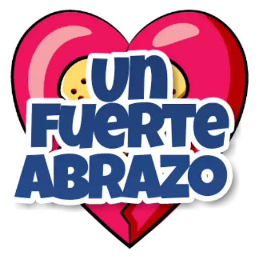 Sticker Un fuerte abrazo #6398972 PNG - DescargarStickers