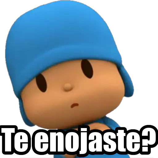 Te enojaste? Sticker de WhatsApp - DescargarStickers