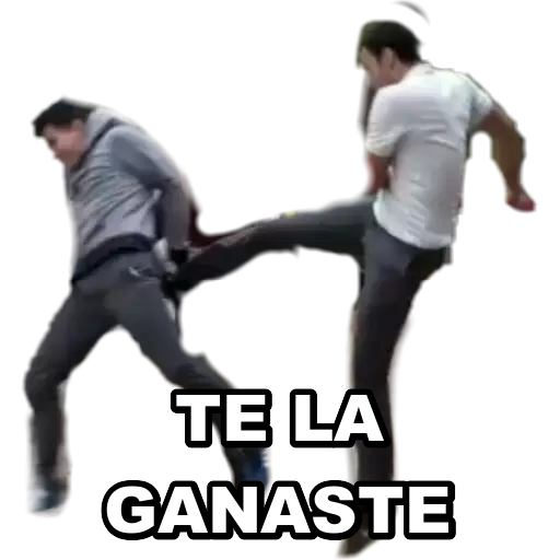 TE LA GANASTE PNG transparente - Descargar Stickers