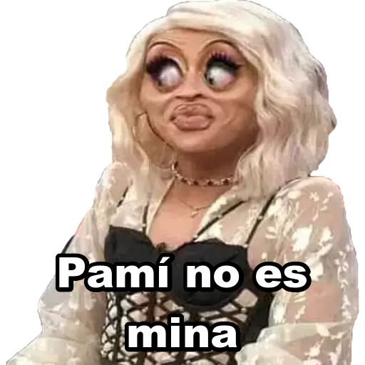 Pamí no es mina Sticker de WhatsApp - DescargarStickers