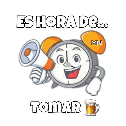 ES HORA De... TOMAR Sticker de WhatsApp - DescargarStickers