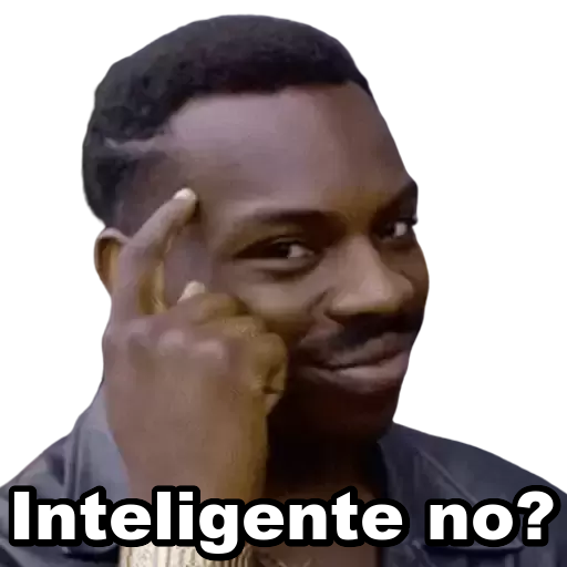 Inteligente no? Sticker de WhatsApp - DescargarStickers