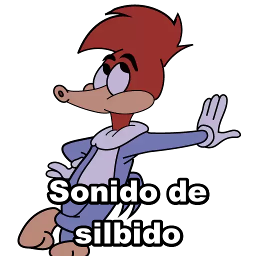 Sonido de silbido Sticker de WhatsApp - DescargarStickers