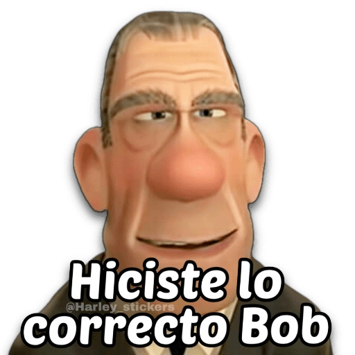 Hiciste lo correcto Bob #1150482 Sticker de WhatsApp - DescargarStickers
