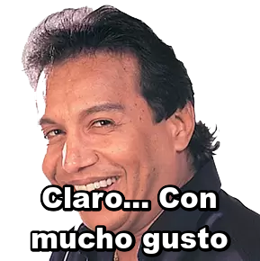Claro... Con mucho gusto Sticker de WhatsApp - DescargarStickers