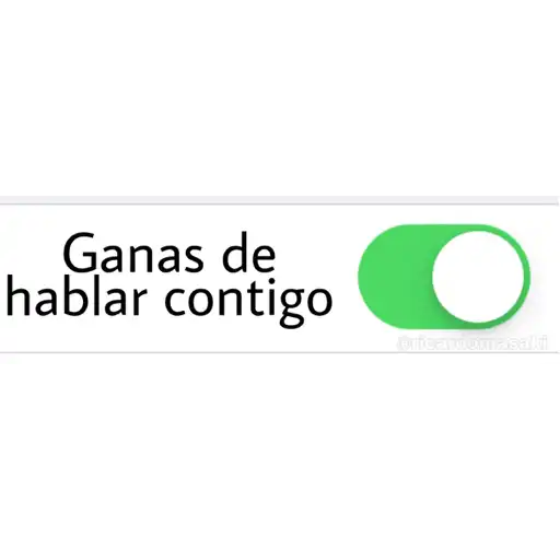 Ganas de hablar contigo Sticker de WhatsApp - DescargarStickers
