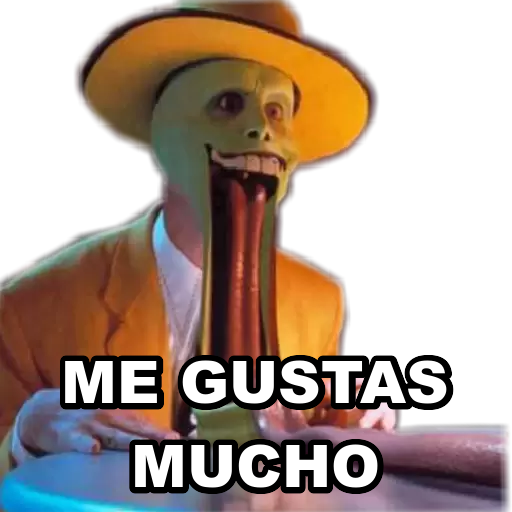 Me gustas mucho Sticker de WhatsApp - DescargarStickers