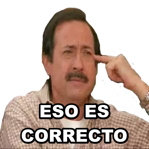 ESO ES CORRECTO Sticker - DescargarStickers