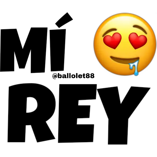 MÍ REY Sticker de WhatsApp - DescargarStickers
