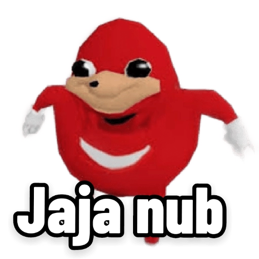 Jaja nub Sticker de WhatsApp - DescargarStickers