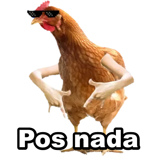 Pos nada Sticker de WhatsApp - DescargarStickers