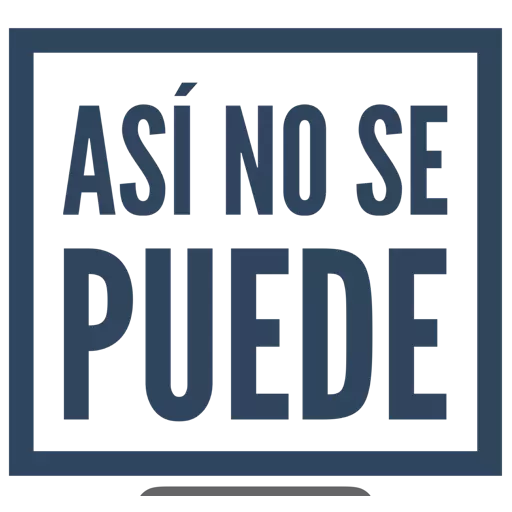 Sticker Así no se puede #2261826 PNG - DescargarStickers