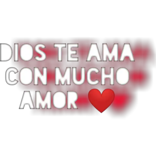 Dios te ama con mucho amor Sticker de WhatsApp - DescargarStickers