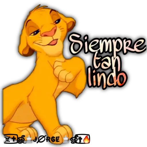 Siempre tan lindo Sticker - DescargarStickers
