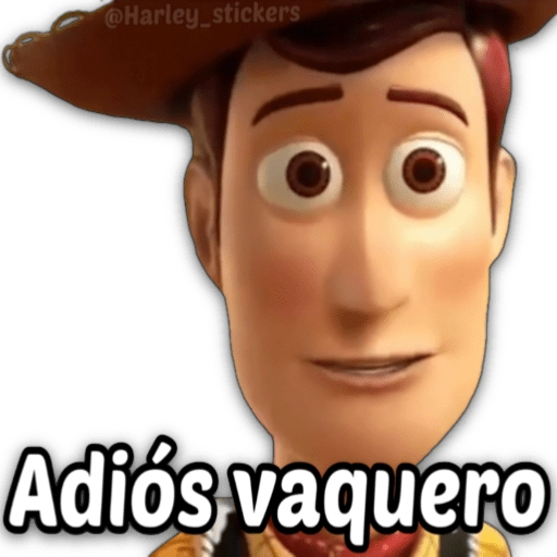 Adiós vaquero Sticker de WhatsApp - DescargarStickers