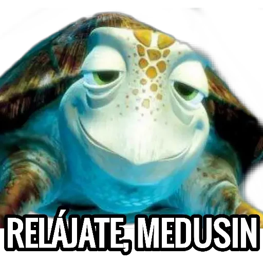 Sticker Relájate, medusin PNG - DescargarStickers