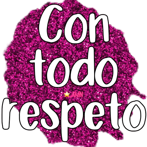 Con todo respeto Sticker de WhatsApp - DescargarStickers