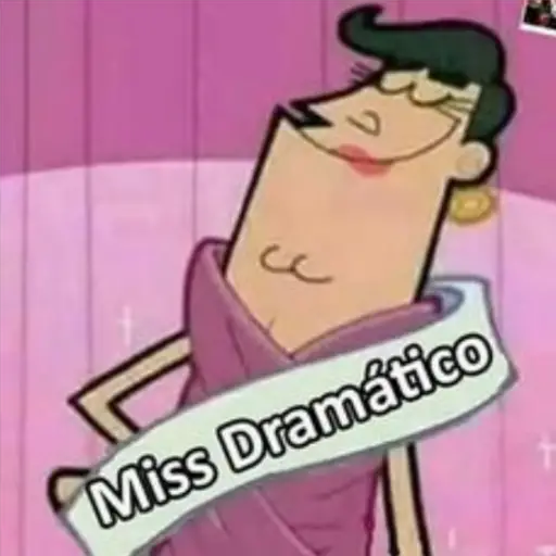 Sticker Miss dramático PNG - DescargarStickers