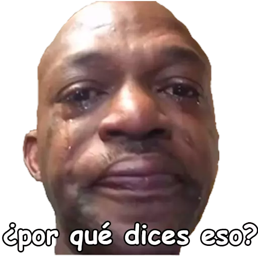 ¿Por qué dices eso? Sticker de WhatsApp - DescargarStickers