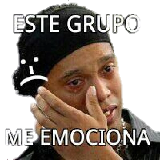 Este grupo me emociona Sticker de WhatsApp - DescargarStickers