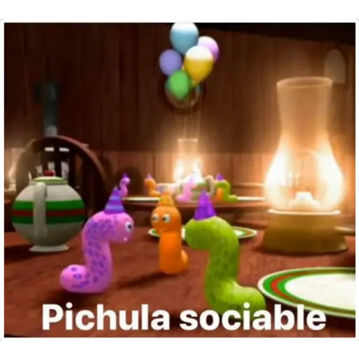 Pichula sociable Sticker de WhatsApp PNG - DescargarStickers