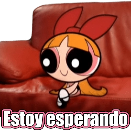 Estoy esperando Sticker de WhatsApp - DescargarStickers