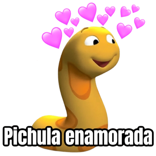 Pichula enamorada #7673304 Sticker de WhatsApp - DescargarStickers