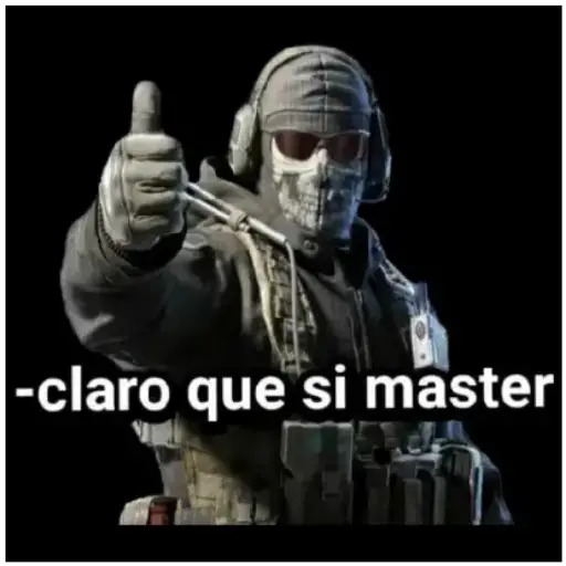 Sticker Claro que si master PNG - DescargarStickers