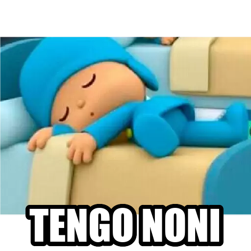 TENGO NONI Sticker de WhatsApp - DescargarStickers