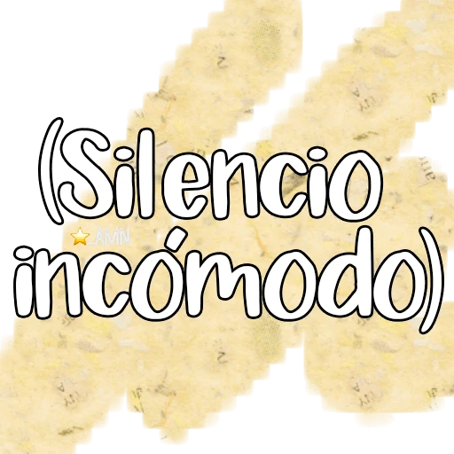 Sticker (Silencio incómodo) PNG - DescargarStickers