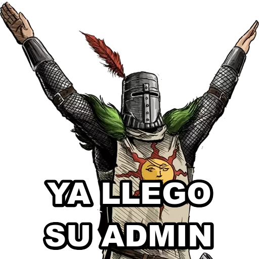 Sticker YA LLEGO SU ADMIN PNG - DescargarStickers
