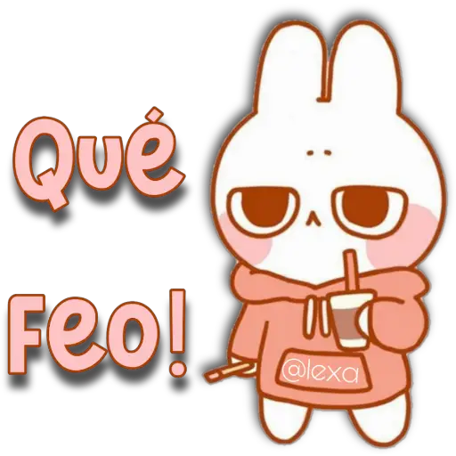 Qué feo! #9326308 Sticker de WhatsApp - DescargarStickers