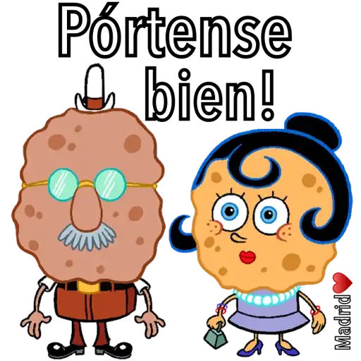 Pórtense bien! Sticker de WhatsApp - DescargarStickers