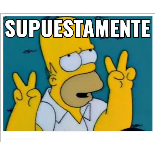 Sticker Supuestamente PNG - DescargarStickers