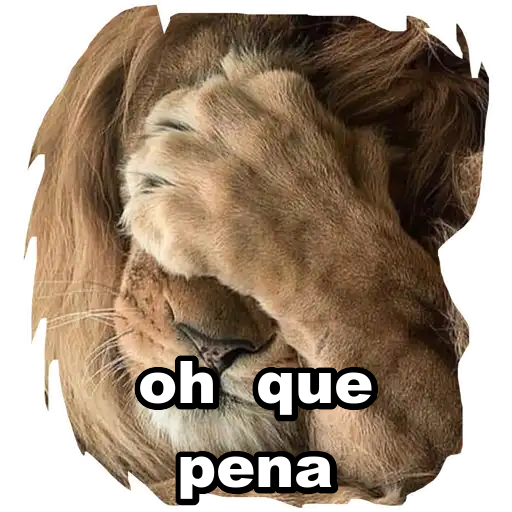 Sticker Oh que pena PNG - DescargarStickers