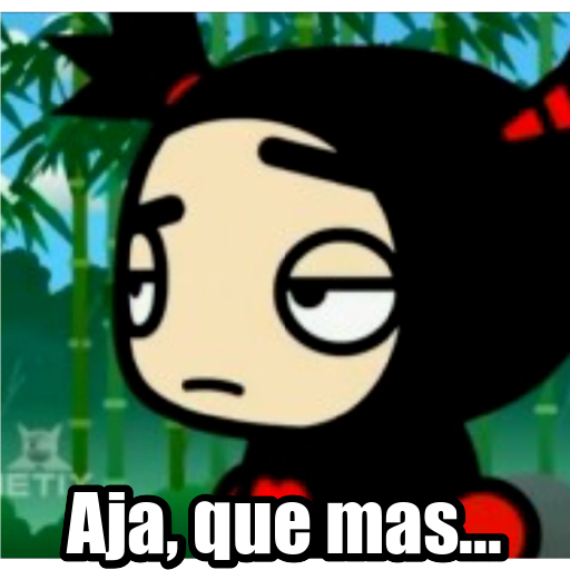 Aja, que mas... Sticker de WhatsApp - DescargarStickers