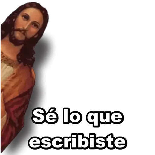 Sticker Sé lo que escribiste PNG - DescargarStickers