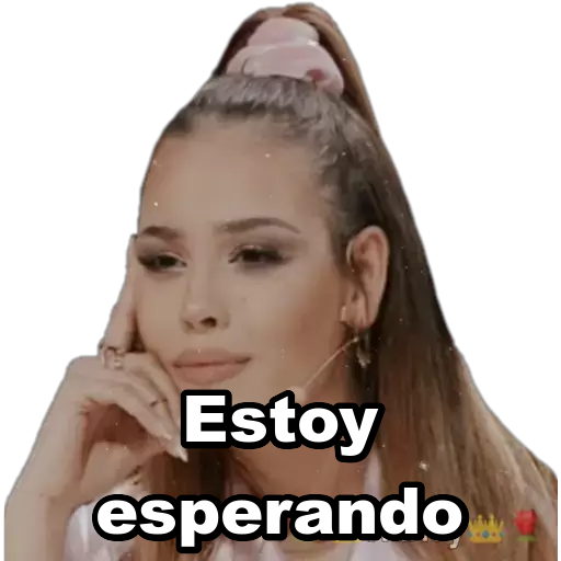 Estoy esperando #4215218 Sticker de WhatsApp - DescargarStickers