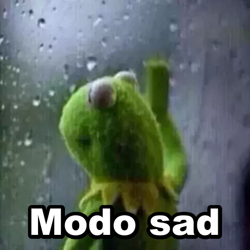 Modo sad Sticker de WhatsApp - DescargarStickers