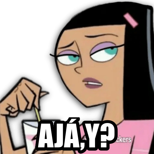 AJÁ,Y? Sticker - DescargarStickers