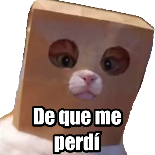 De que me perdí #8424533 Sticker de WhatsApp - DescargarStickers